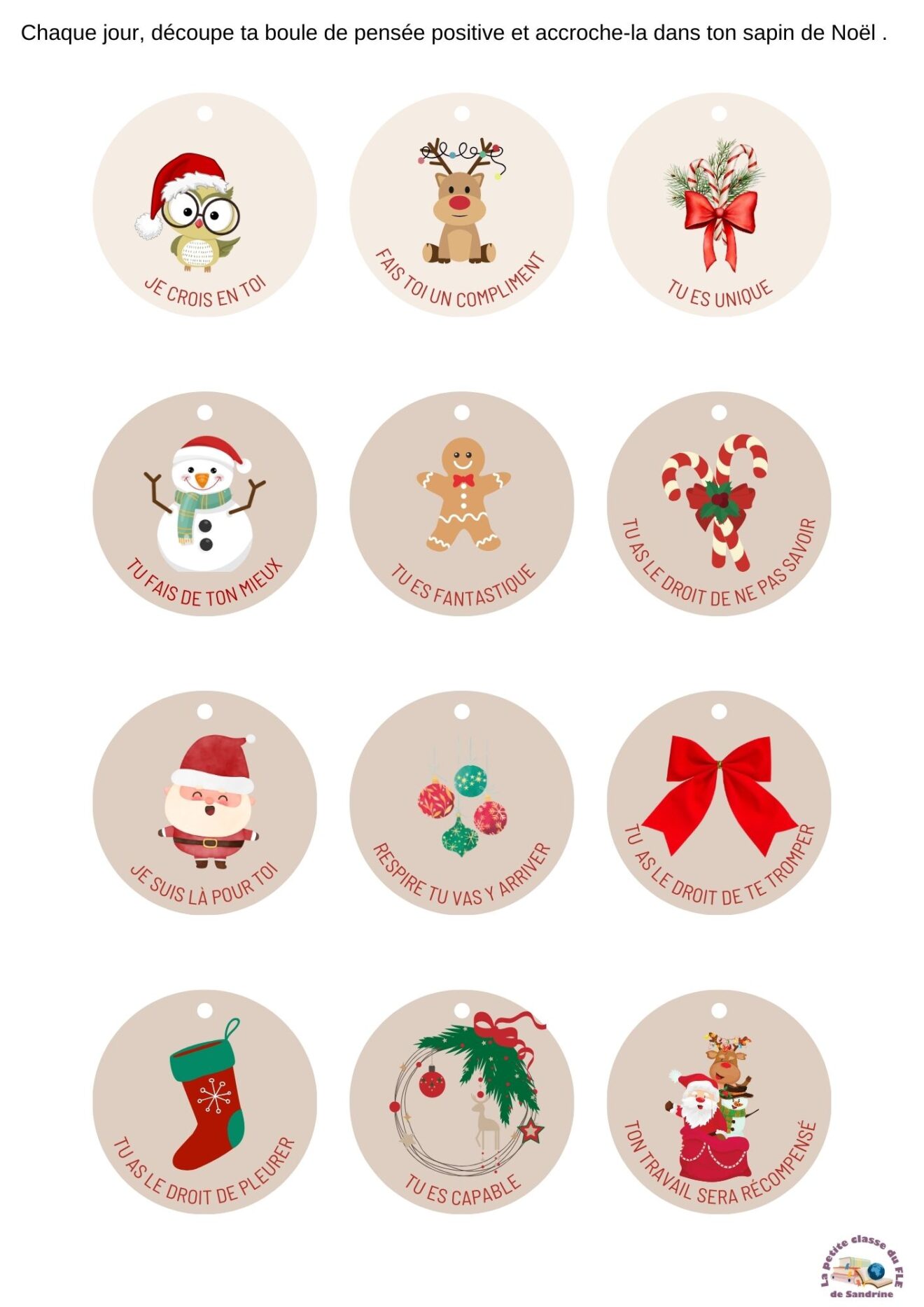 Je crois en toi - La petite classe du FLE de Sandrine